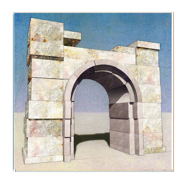 Monumental Arch - Limited Edition of 5 Mixed Media by Terry Genin ...