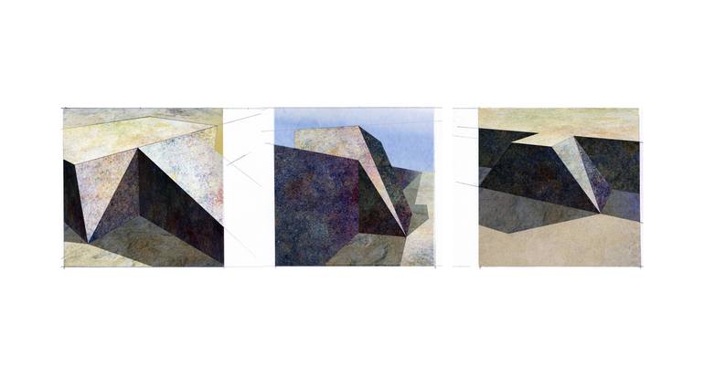 Three forms with sloping elements - Limited Edition of 5 Mixed Media by Terry Genin | Saatchi Art