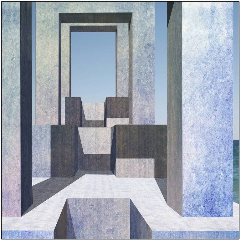 Massive columns and Lintels with Three Recesses - Limited Edition of 5 ...