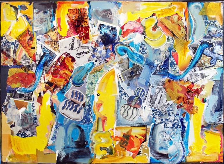 Numidian Gown Collage by Gavin Sewell | Saatchi Art