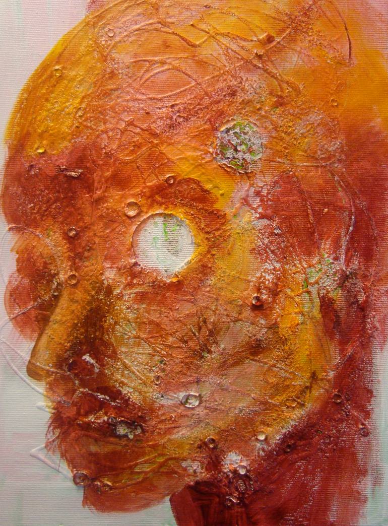 faces. destroyed Painting by Ute Gebhard | Saatchi Art