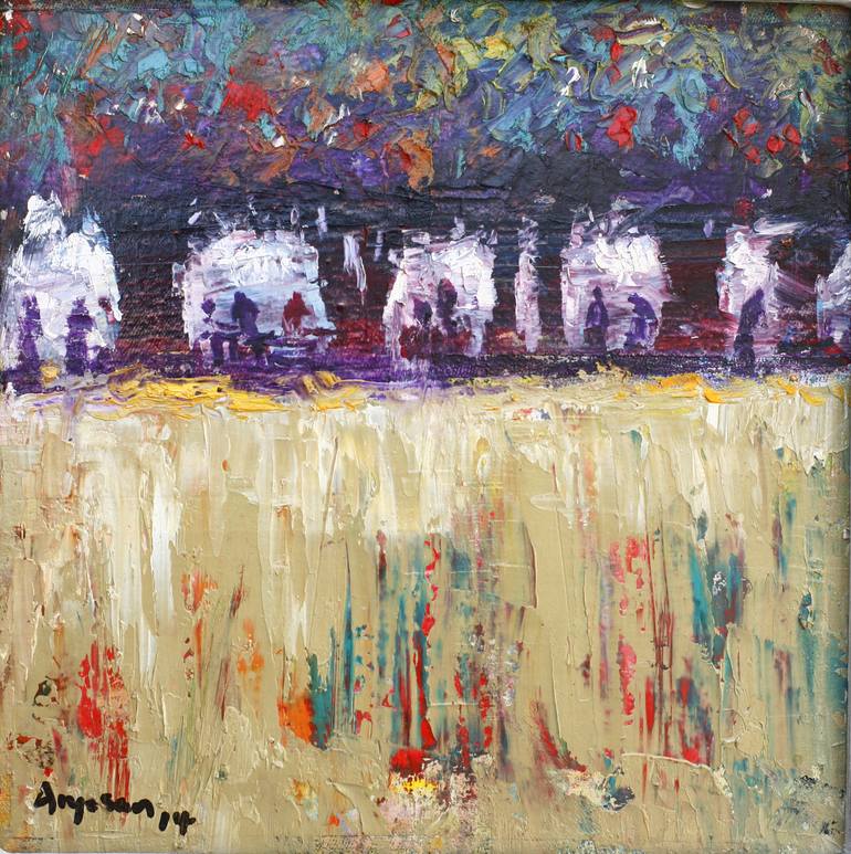 Canopy 1 Painting by segun aiyesan | Saatchi Art