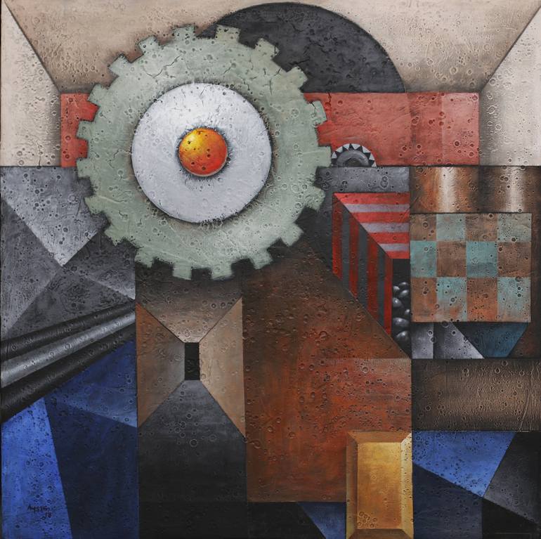 Life By Design Painting by segun aiyesan | Saatchi Art