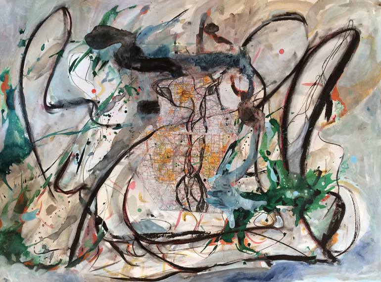 Off the Beaten Path Drawing by Jennifer Palmer | Saatchi Art