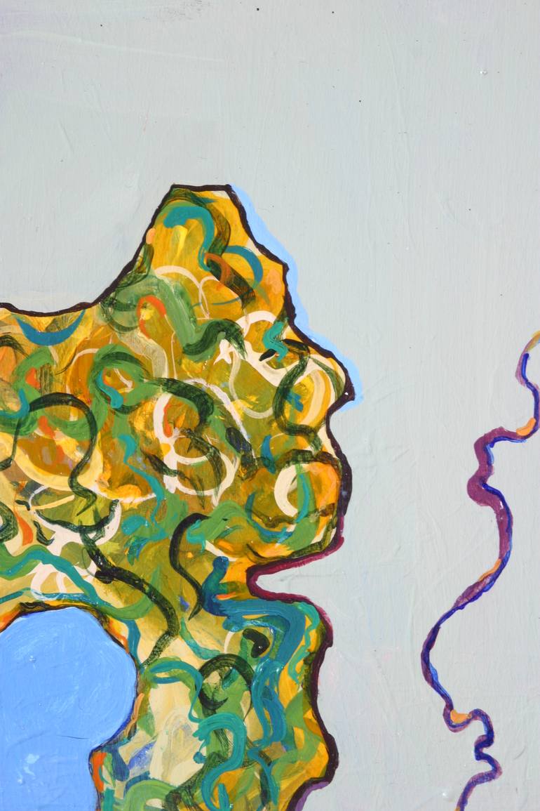 I Got My Eye on the Waterline Painting by Jennifer Palmer | Saatchi Art