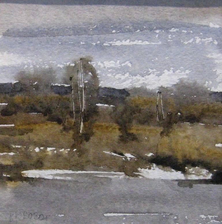 Cold March Painting by vladimir kozlov | Saatchi Art