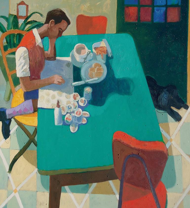 From the Fifties Painting by Pablo Temes | Saatchi Art