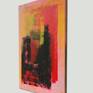Pink City Structure Painting by Ronald Hunter | Saatchi Art