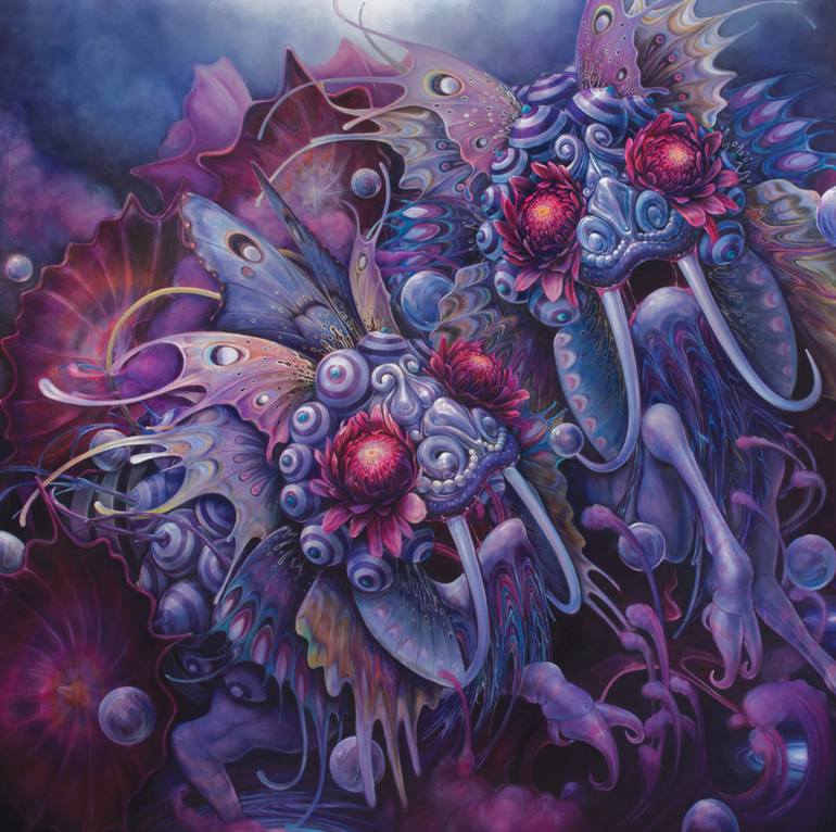 Aether Painting by Hannah Yata | Saatchi Art