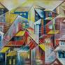 Urbanization Painting by Marcio França Moreira | Saatchi Art