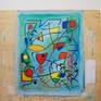 The Blue Fish Painting by Marcio Franca Moreira | Saatchi Art