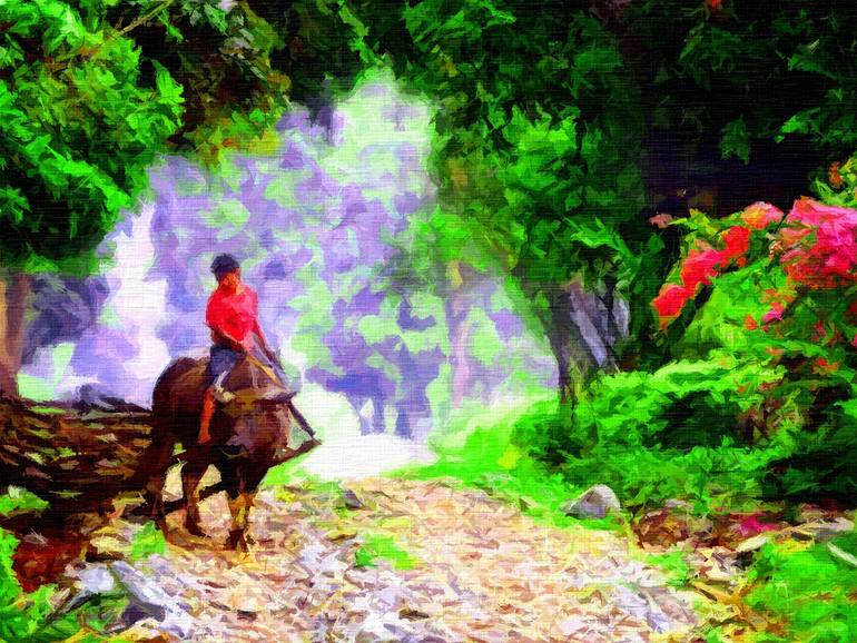 Carabao Rush Hour (limited edition 1 of 25) Painting by Brian Joseph ...