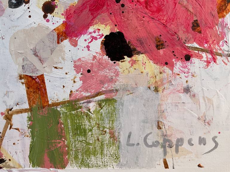 Floral veil Painting by Linda Coppens | Saatchi Art