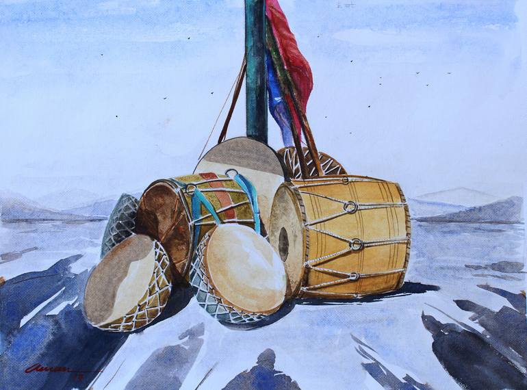 Don't forget ous Painting by Aman kumar | Saatchi Art
