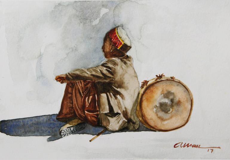 long way to go Painting by Aman kumar | Saatchi Art