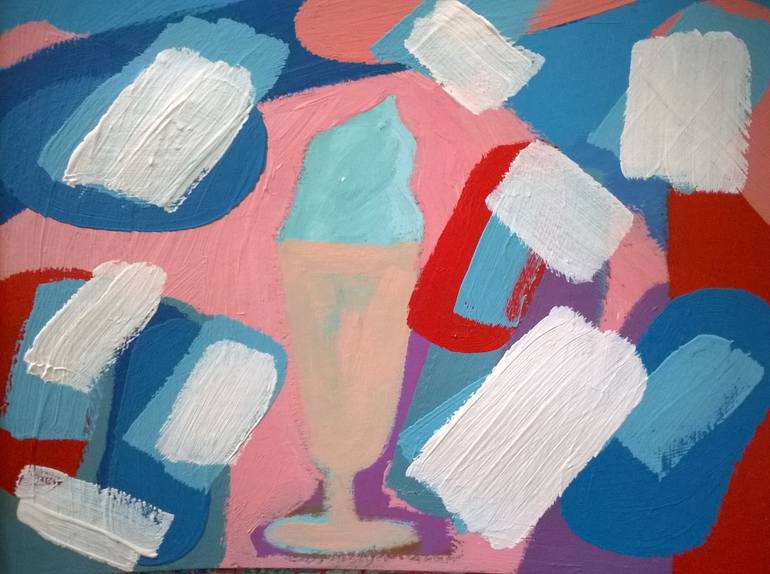 ice cream Painting by Yu He | Saatchi Art