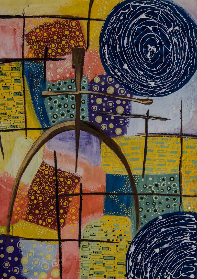 Power and strength Painting by Reni Krasteva | Saatchi Art