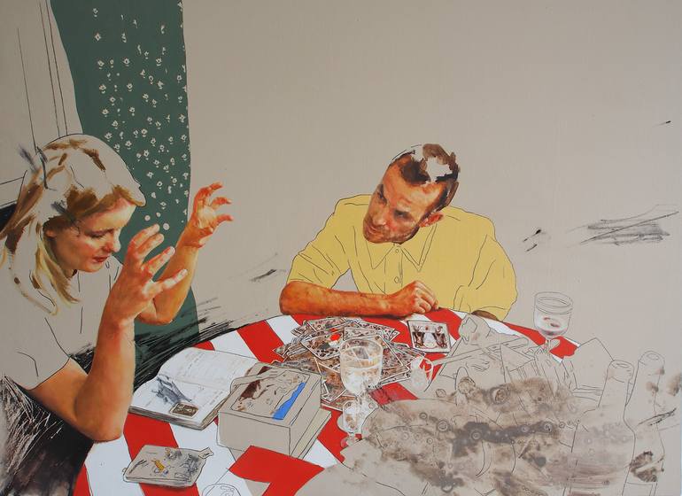 Tell me about my future Painting by Jessica Rimondi | Saatchi Art