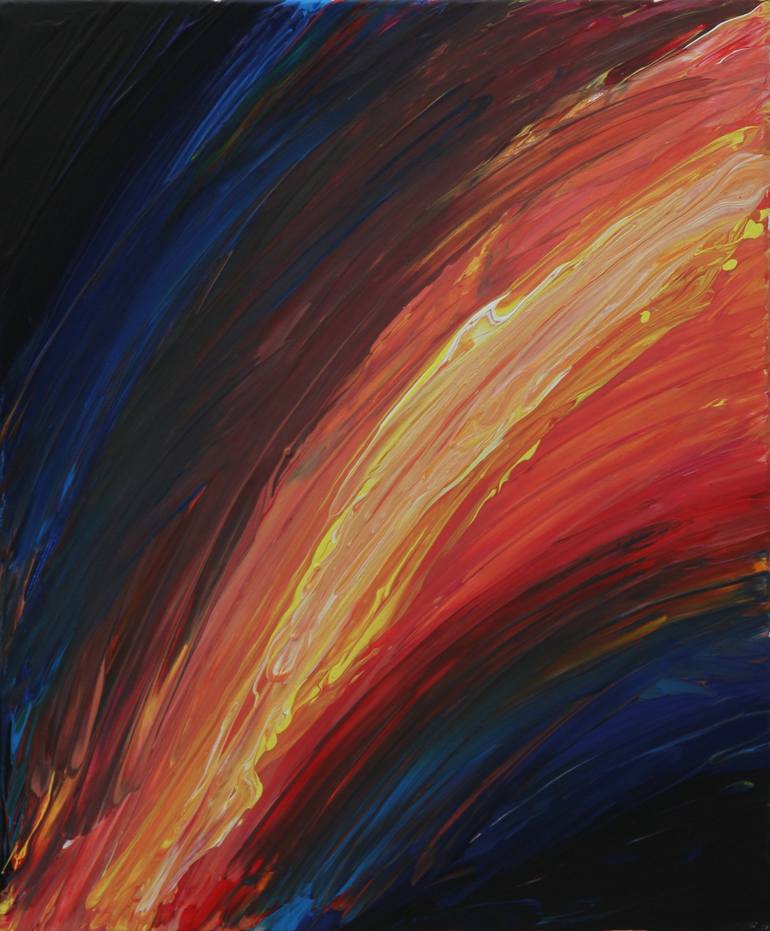 Vulcano Painting by Marc Noir | Saatchi Art