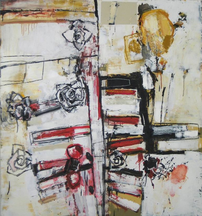 Raising Roses I Painting by Stephen Clark | Saatchi Art