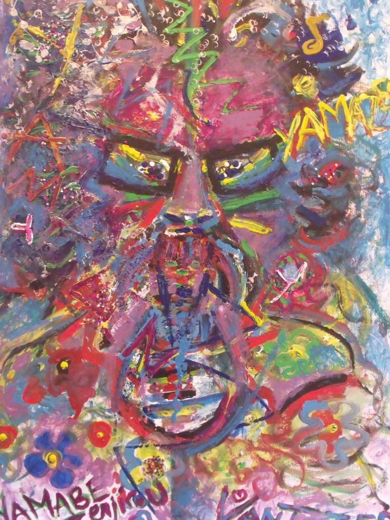 Japanese Rock Opera ~'Yamazen' (Sold) Painting by Jan Tozer | Saatchi Art