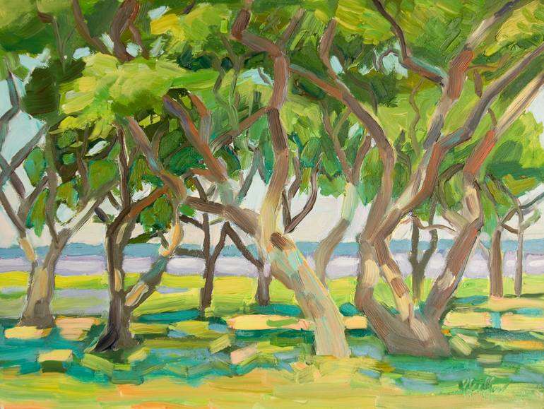 Fort Fisher Painting by Anne Pfeiffer | Saatchi Art