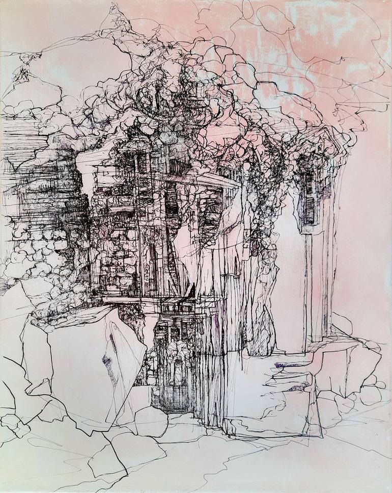 lost places #6 Drawing by Jörg Kuplens | Saatchi Art