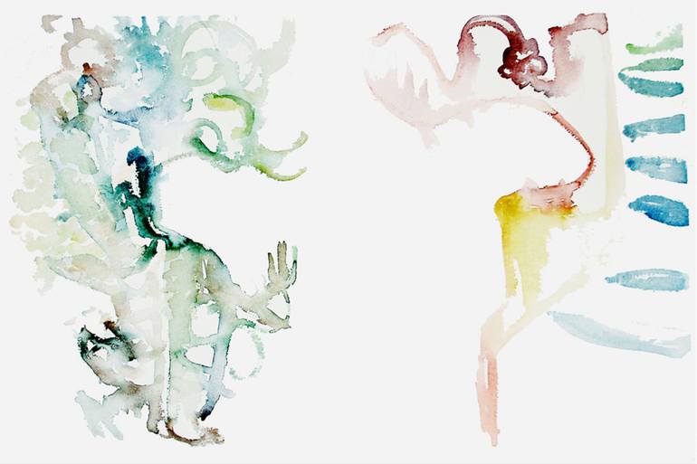 Parts and Pieces Painting by Joseph Ginsberg | Saatchi Art