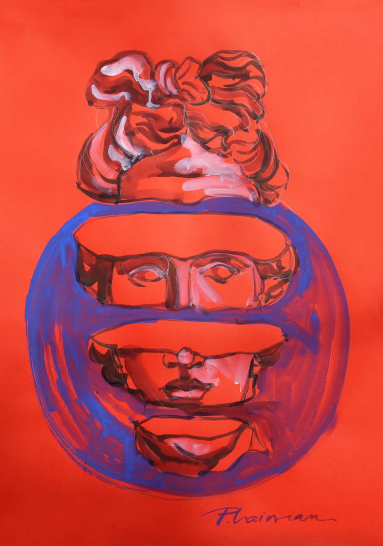 Sliced Venus - original graphic art by Paula Craioveanu Drawing by ...