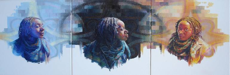 Solange Painting by TITUS AGBARA | Saatchi Art