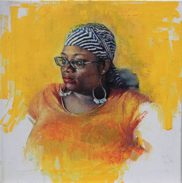 AGBÈ Painting by Titus Agbara | Saatchi Art