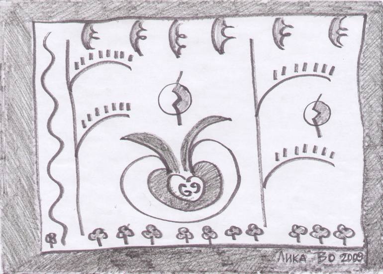 Days of the week Drawing by Lika Volchek | Saatchi Art