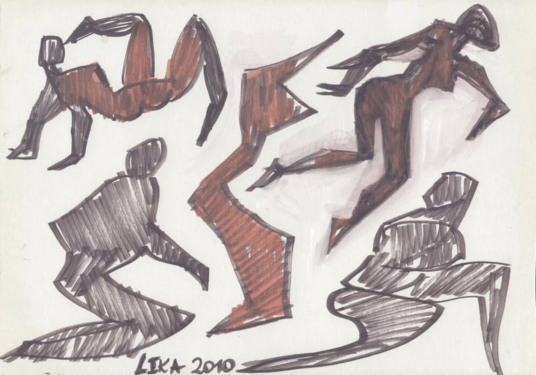 Treasured trait (1) Drawing by Lika Volchek | Saatchi Art