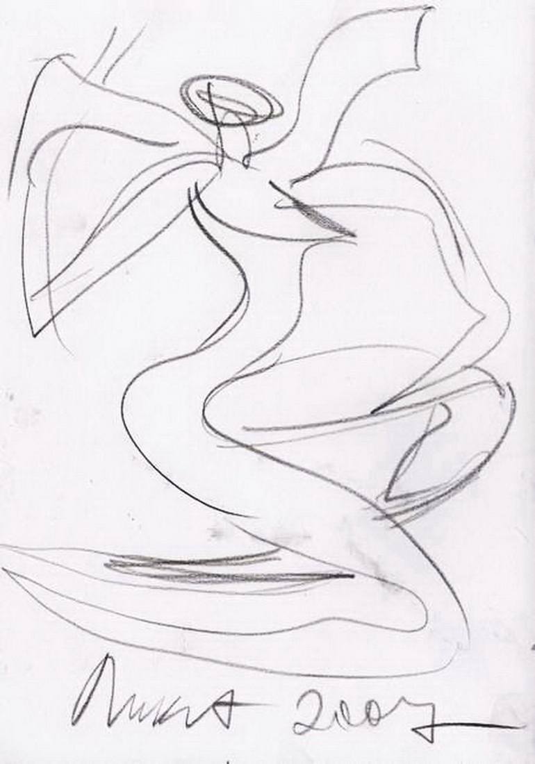 Angeloid Drawing by Lika Volchek | Saatchi Art