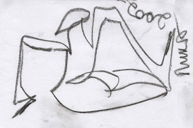 Женский Изгиб (2) Drawing by Lika Volchek | Saatchi Art