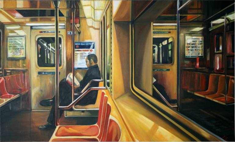 New York Subway Painting by Shane Sutton | Saatchi Art