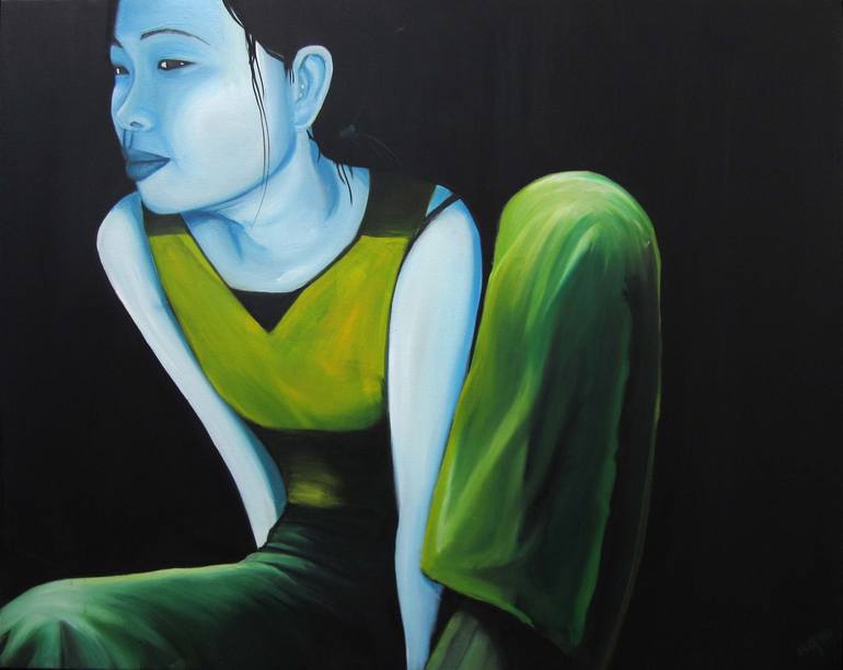 Key portrait Painting by Shane Sutton | Saatchi Art