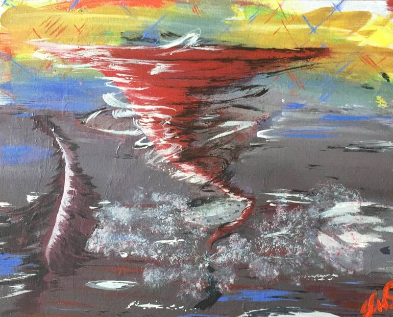Cyclone Painting by JHS JHS | Saatchi Art