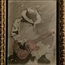 The Guitar Man Drawing by Vernon Crumrine | Saatchi Art