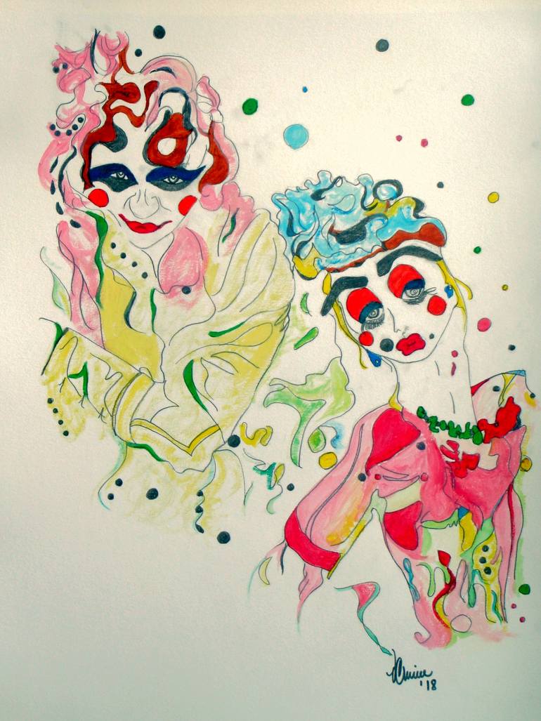 Carnivale Painting by Vernon Crumrine | Saatchi Art