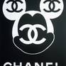 Mickey Chanel Black (Ed. 2 of 6) Painting by Campbell La Pun | Saatchi Art