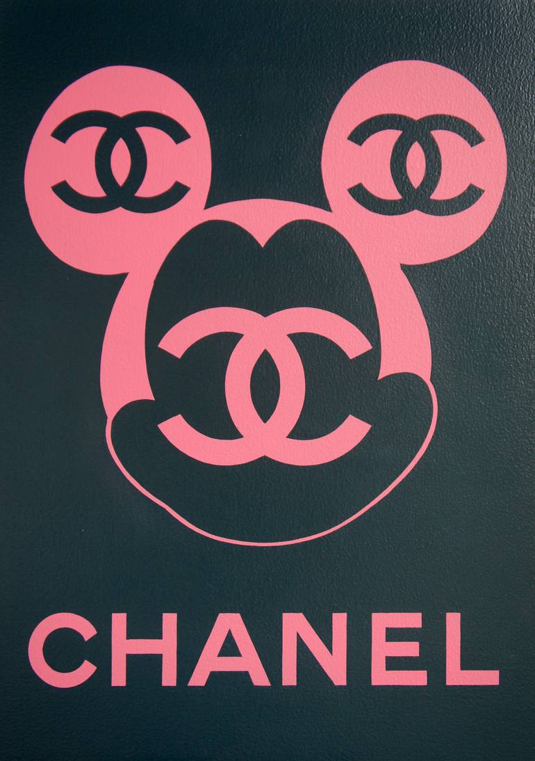 Mickey Chanel - Erika Mini (Ed. 2 of 25) Painting by Campbell La Pun ...