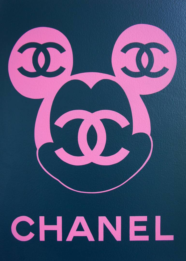 Mickey Chanel - Erika Mini (Ed. 3 of 25) Painting by Campbell La Pun ...