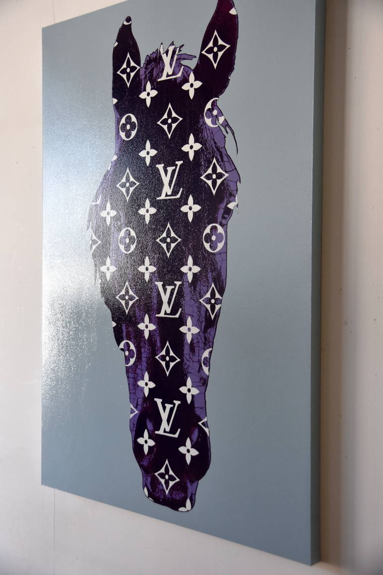 LV Stallion - Gum Drop Painting by Campbell La Pun | Saatchi Art