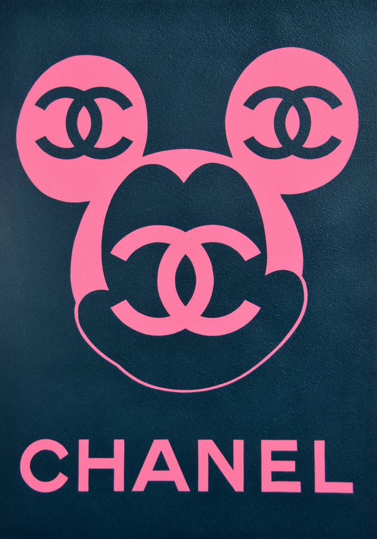 Mickey Chanel - Erika Mini (Ed. 6 of 25) Painting by Campbell La Pun ...