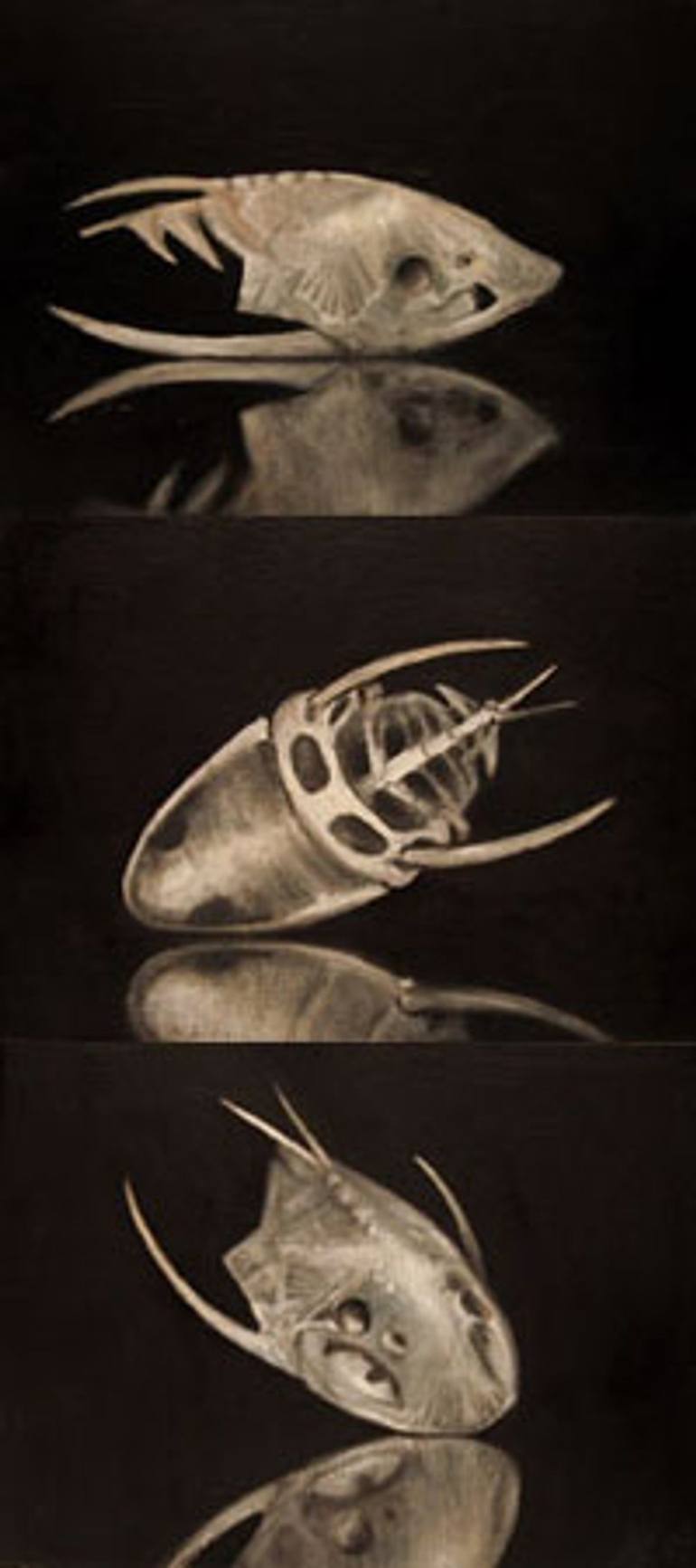 Fishbone Painting by Stian Heimlund Skjveland | Saatchi Art