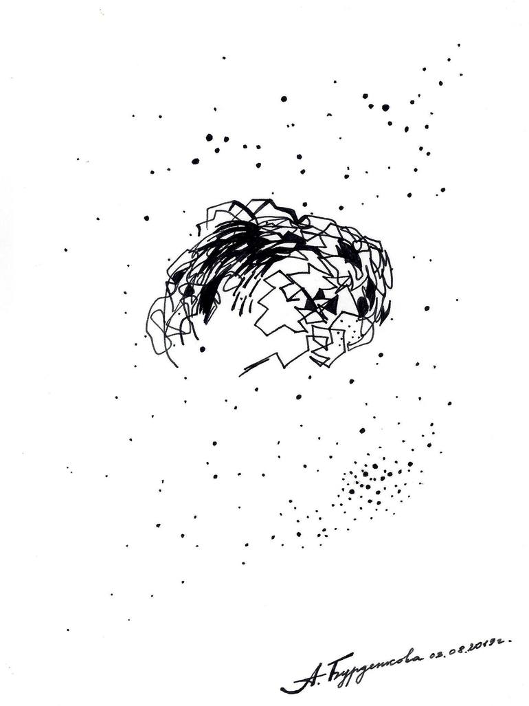 Inception Drawing by Anastasia Burdenkova | Saatchi Art