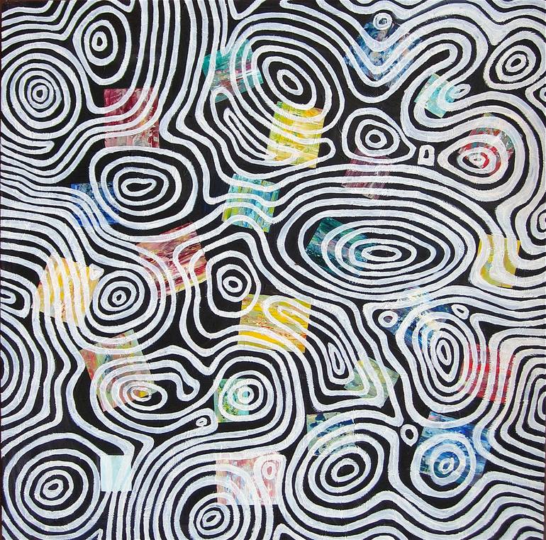 Rock pool Painting by Deborah Alexander | Saatchi Art