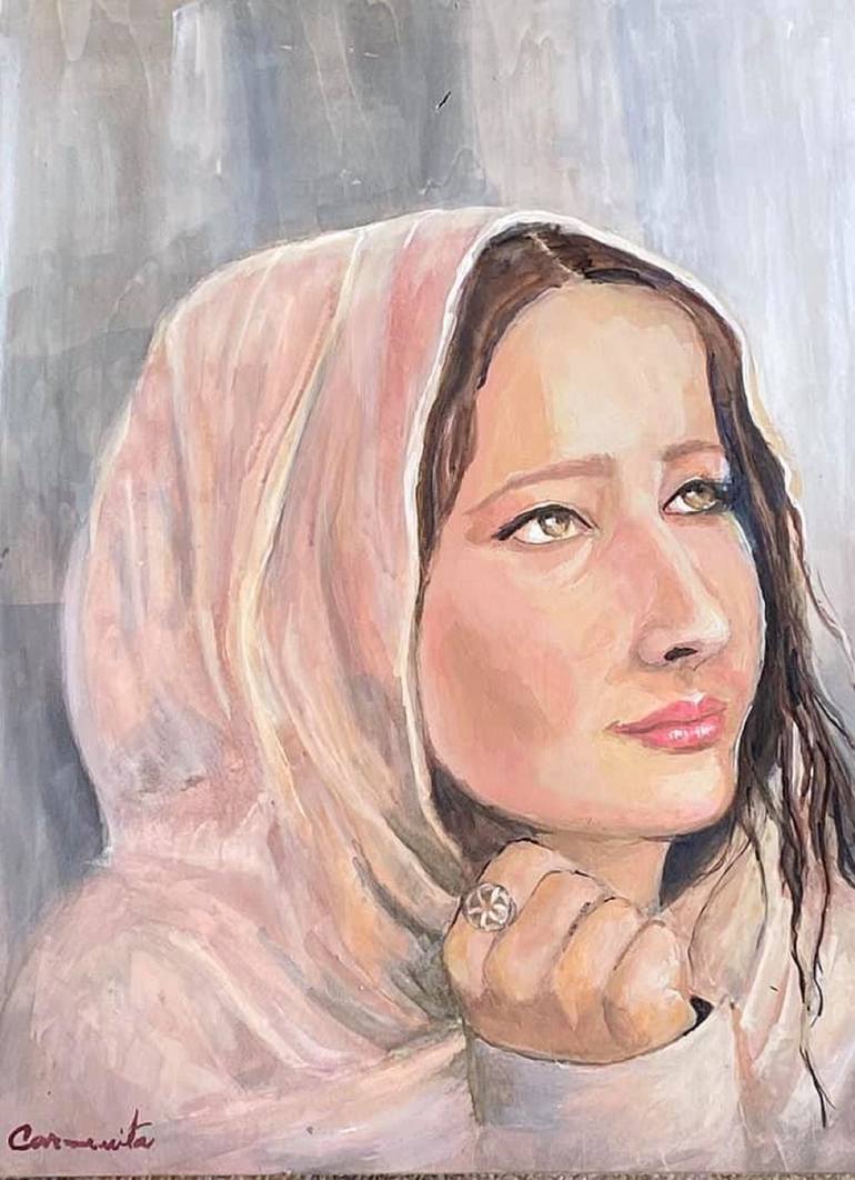 Maria Magdalena Painting by Carmen Llovera de Lopez | Saatchi Art