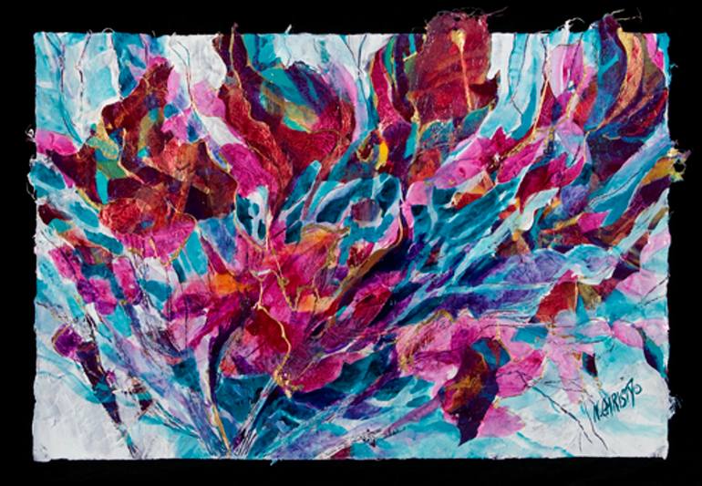 Blooms 74 Painting by Nancy Christy-Moore | Saatchi Art